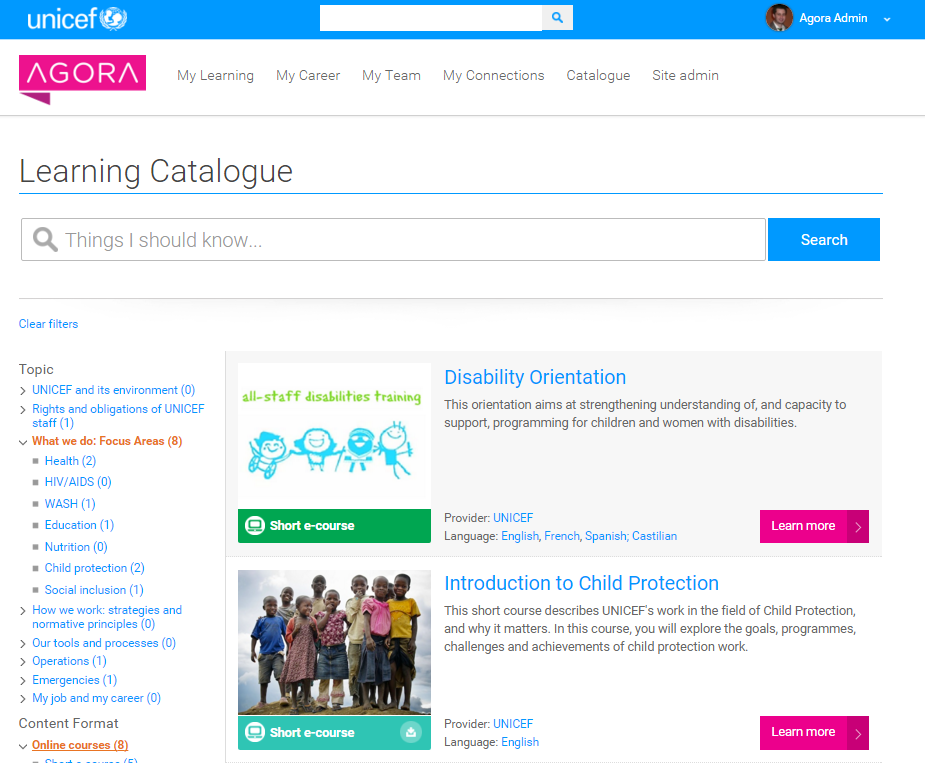 Agora Learners Survey 2016